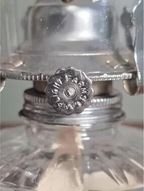 Accents | Vintage Lamplight Farms Glass Oil Lamp Hurricane Chamber ...